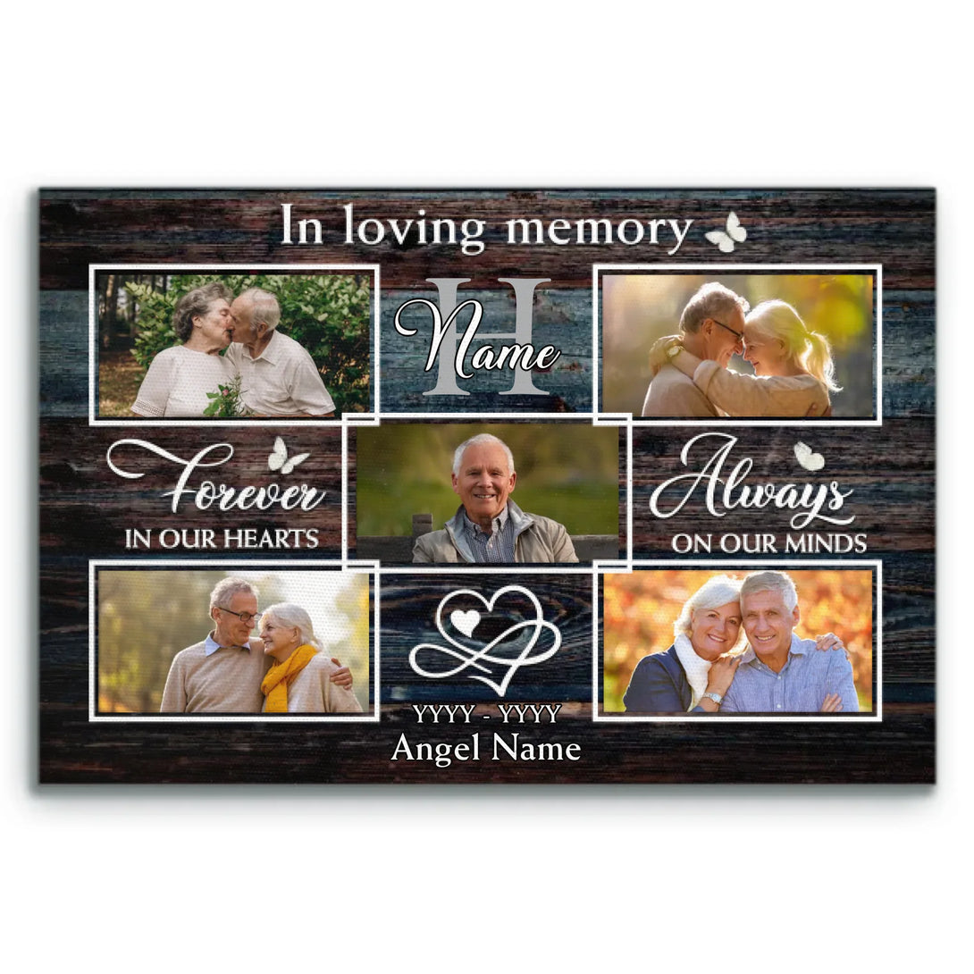 Memorial Canvas - Personalized Canvas Prints - Photo Remembrance Gift ...