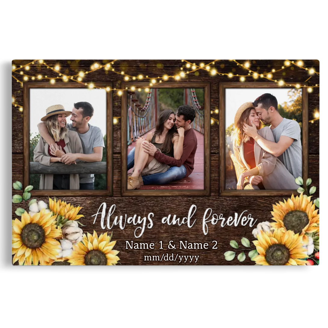 Personalized Photo Canvas Prints, Custom Photo, Couples Gifts For Him ...